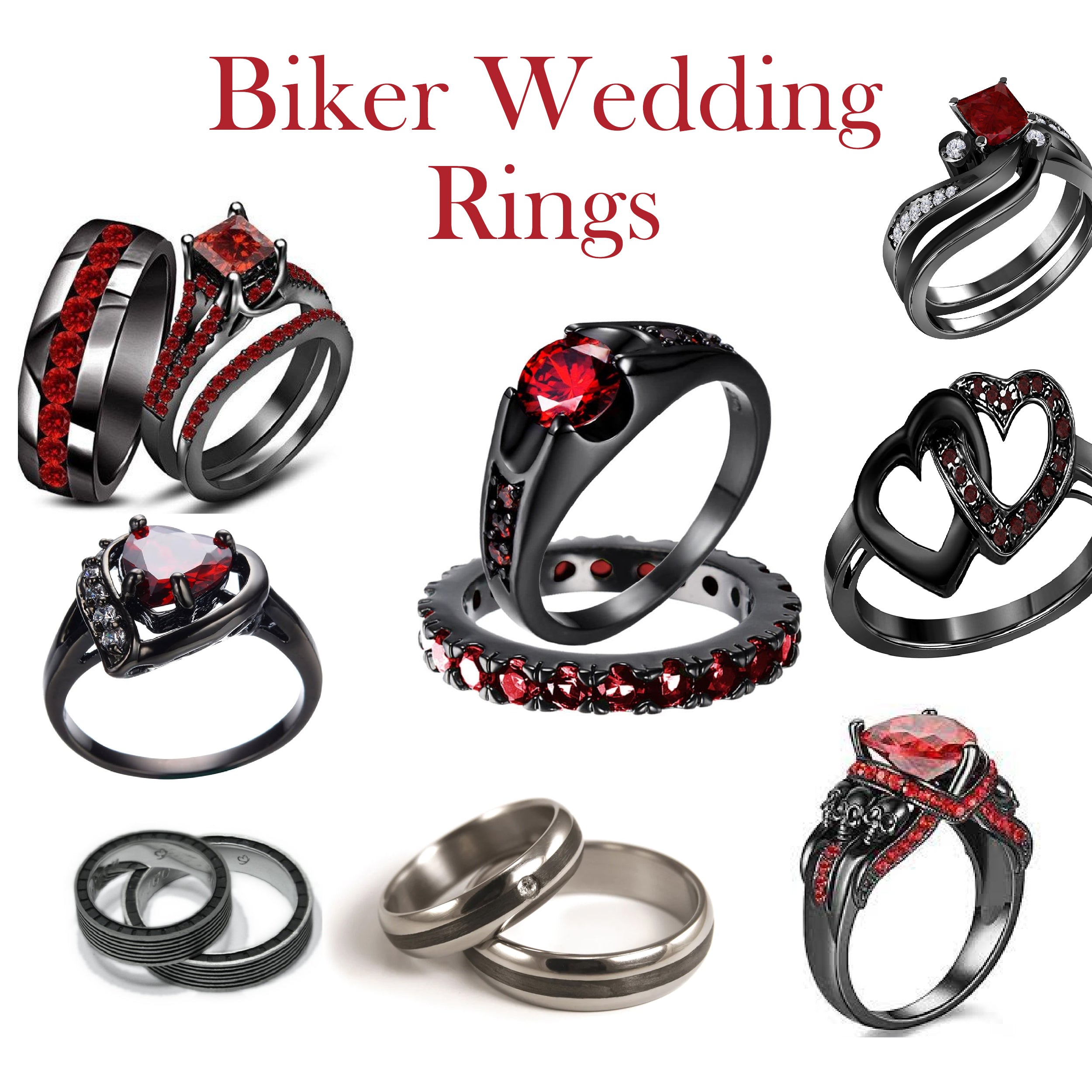 Biker Wedding Rings: Sealing Your Union with Unbreakable Style – JSBlueRidge.com Wholesale